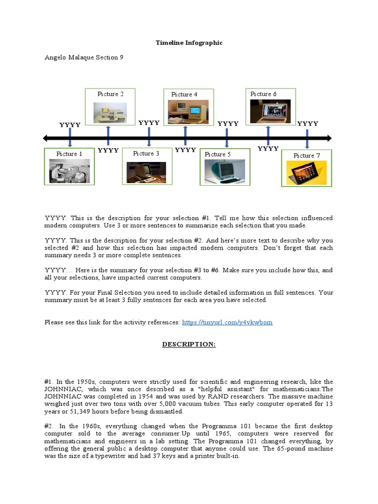 Timeline Infographic | PDF | Tablet Computer | Apple Inc.