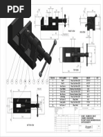 Bench Vise Technical Drawing with Dimensions | PDF | Steel | Metals
