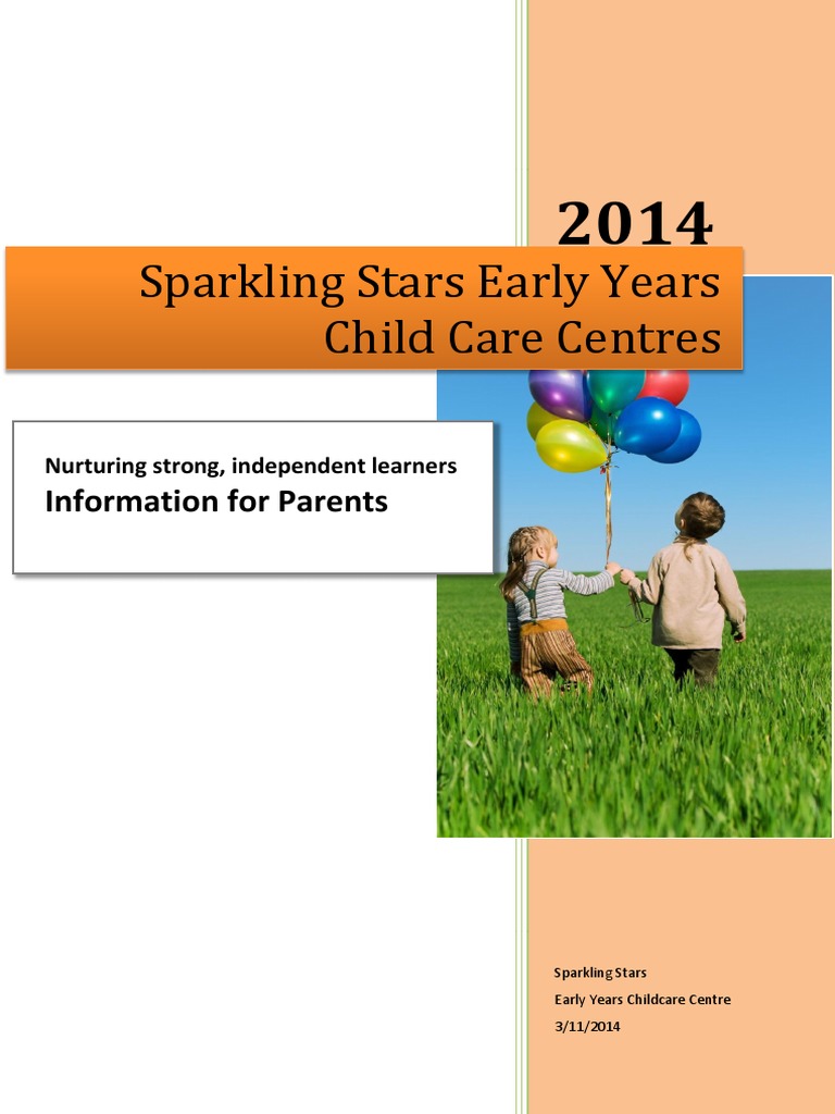 Sparkling Stars Early Years Child Care Centres: Information For Parents ...