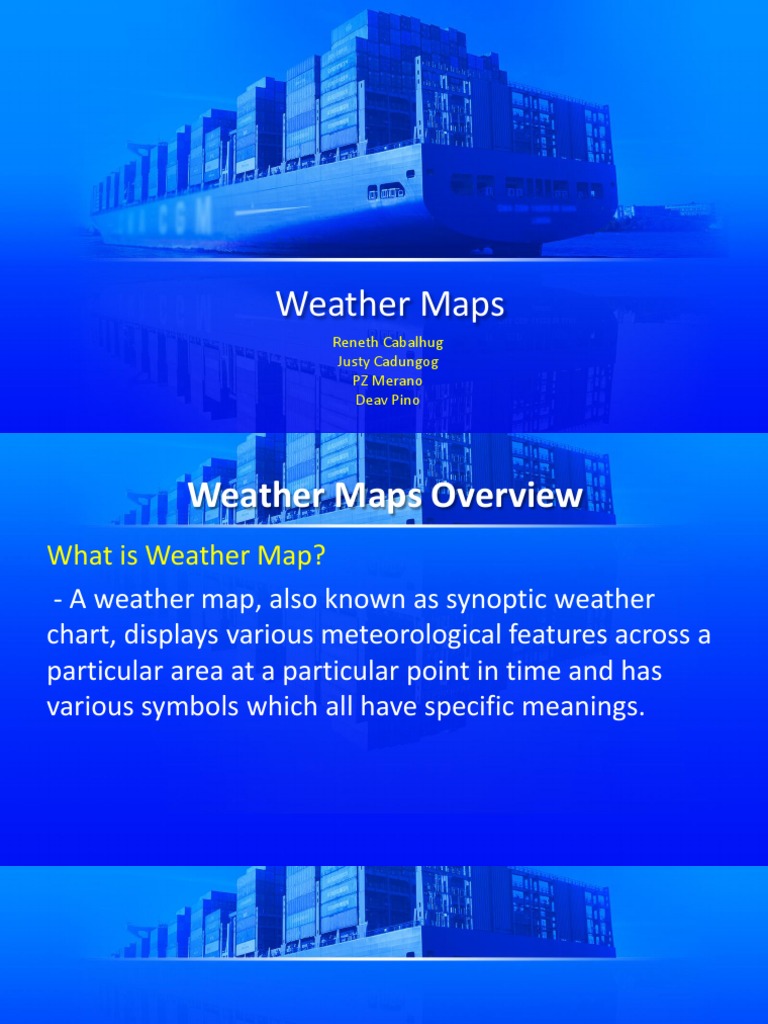 Weather Maps | PDF | Contour Line | Applied And Interdisciplinary Physics