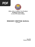 AAU Graduate Proposal and Thesis Writing Guide | PDF | Thesis | Data ...