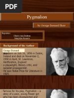 Pygmalion Study Notes | PDF | Pygmalion (Play)