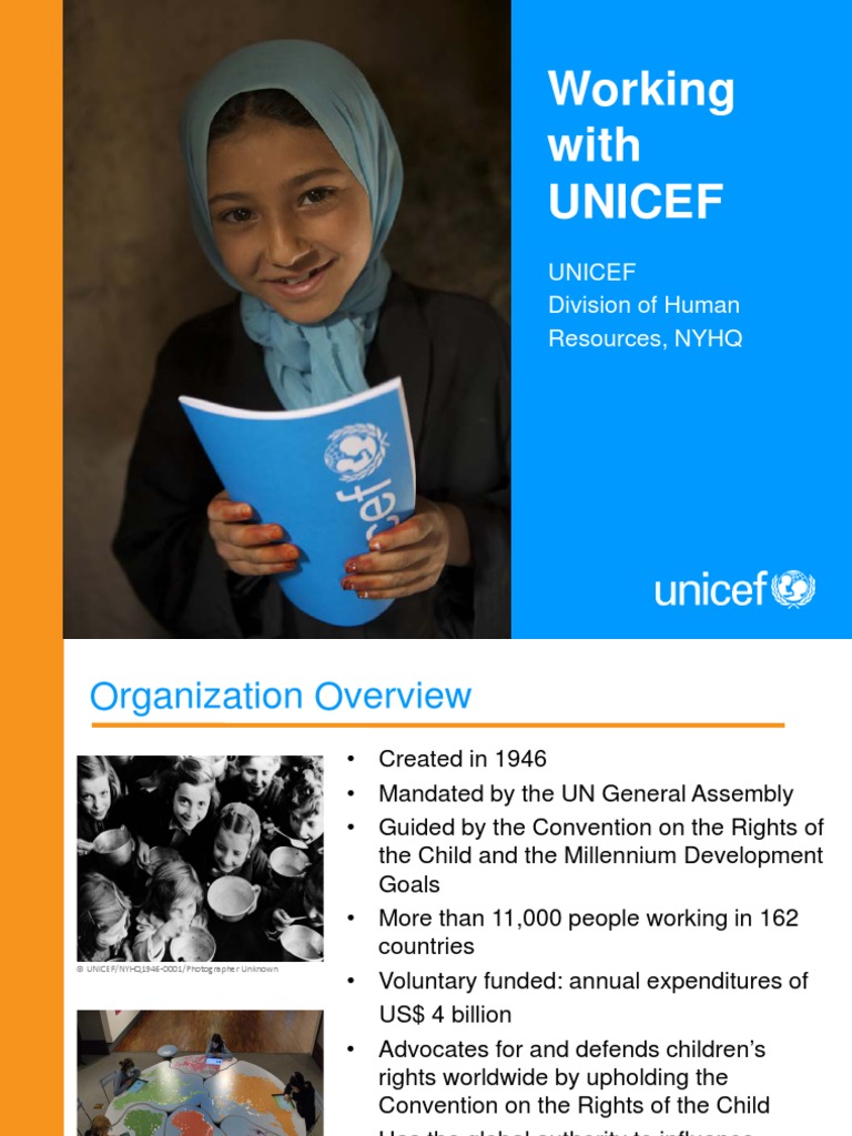 Working With Unicef: Unicef Division of Human Resources, NYHQ | PDF ...