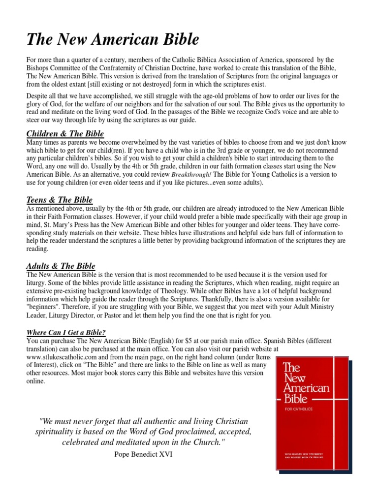 The Bible Guide | PDF | Bible | Catholic Church