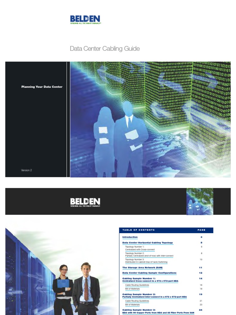 Data Center Cabling Guide | Download Free PDF | Data Center | Network ...