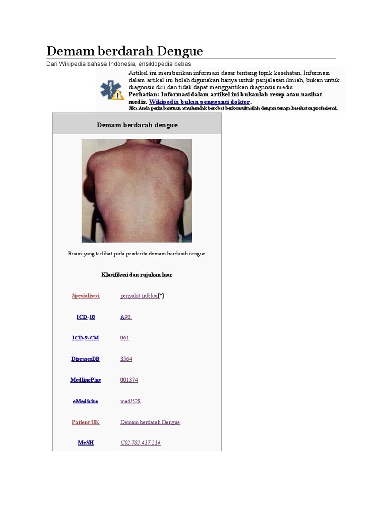 Demam Berdarah Dengue | PDF