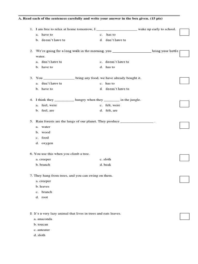 Exercise Unit 2 | PDF