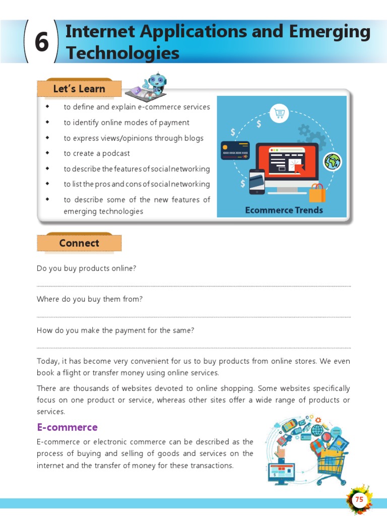 Tech Talk 8 Cbse Pages 82 94 Compressed | PDF | E Commerce | Online ...