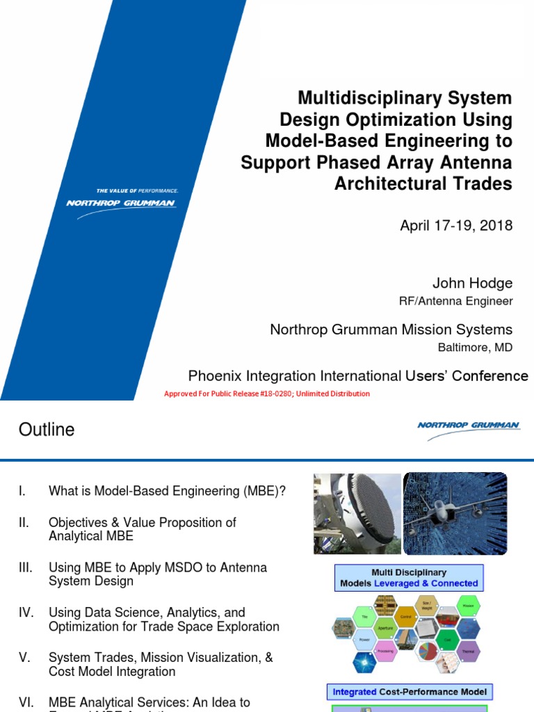 Phx2018UC MDAO Northrop-Grumman Hodge | PDF | Mathematical Optimization | Analytics