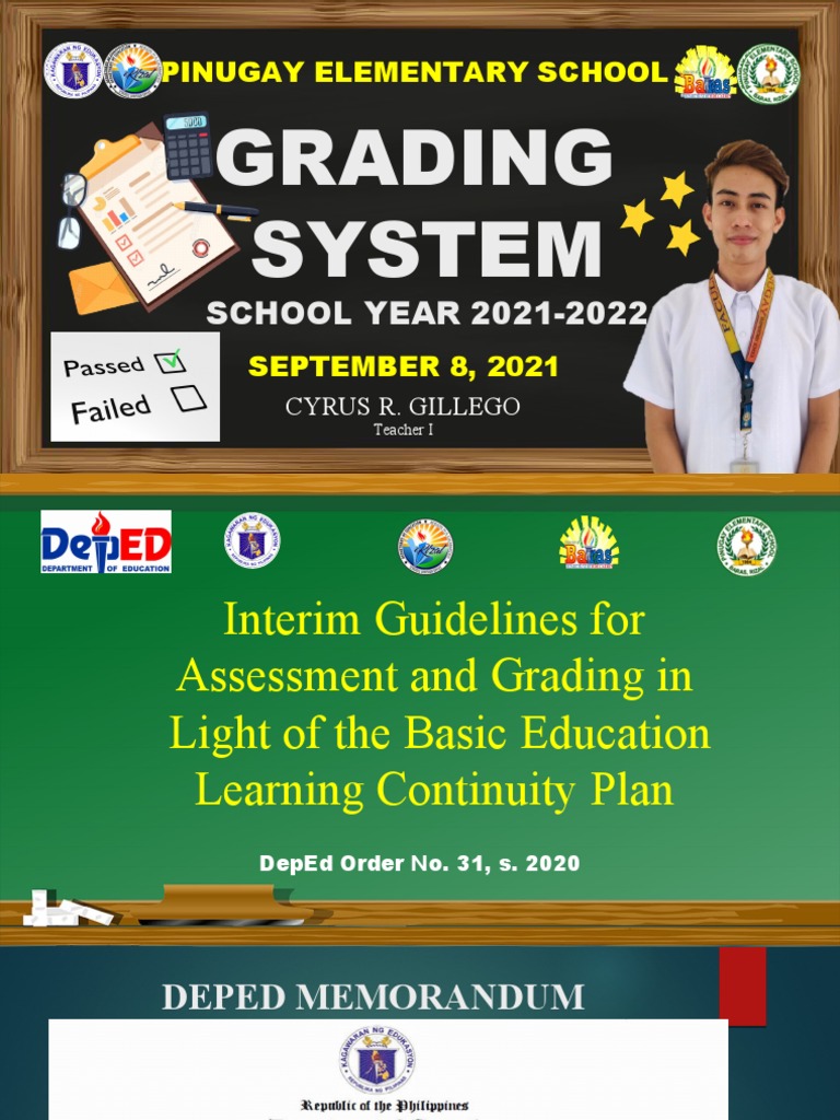 Grading System Powerpoint For Parent's Orientation | PDF | Educational ...