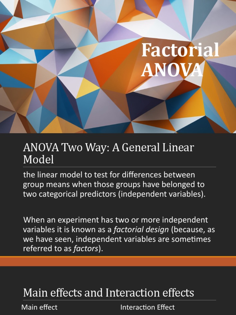 ANOVA 2 Way | PDF | Analysis Of Variance | Dependent And Independent Variables
