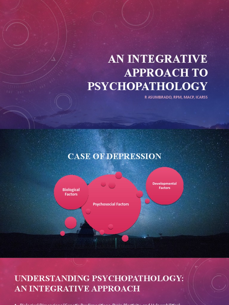 P02 - An Integrative Approach To Psychopathology | PDF | Clinical ...