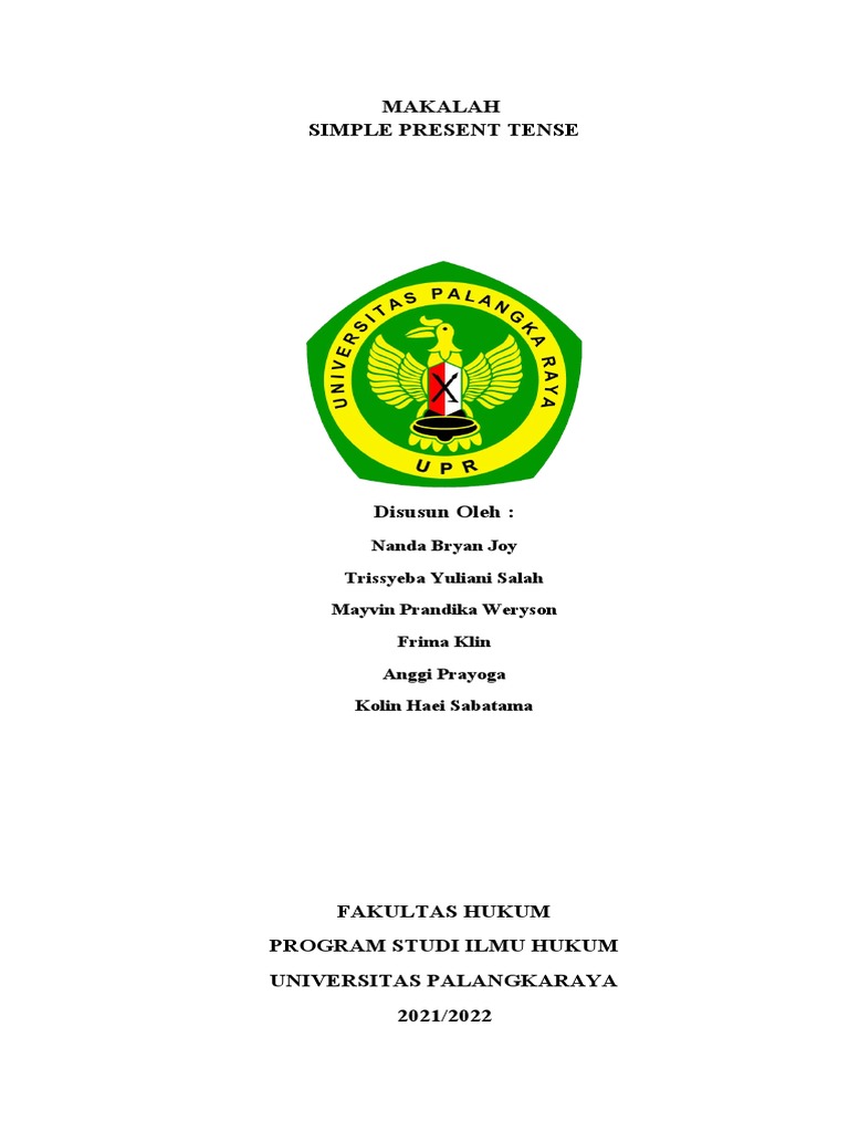 Makalah Simple Present Tense | PDF