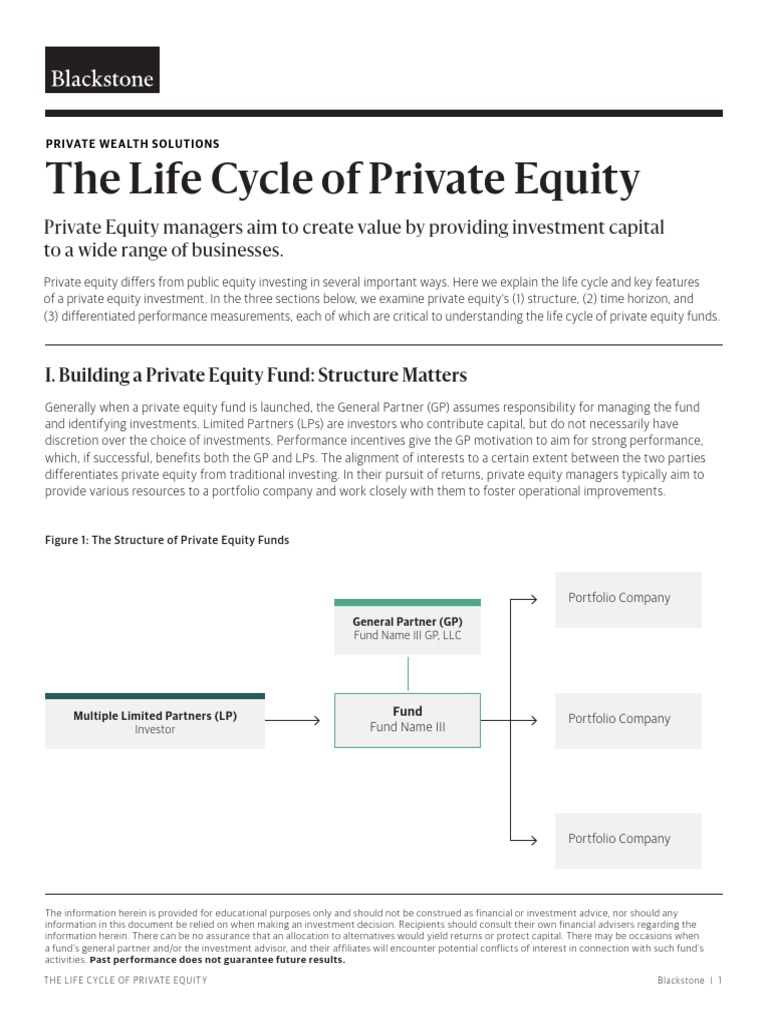 The Life Cycle of Private Equity | PDF | Private Equity | Investing