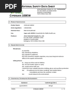 MSDS Asmaco 2500 Silicon Sealant | PDF | Fires | Water