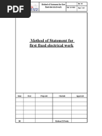Method Statement For Installation of Electrical DB, SMDB and MDB ...