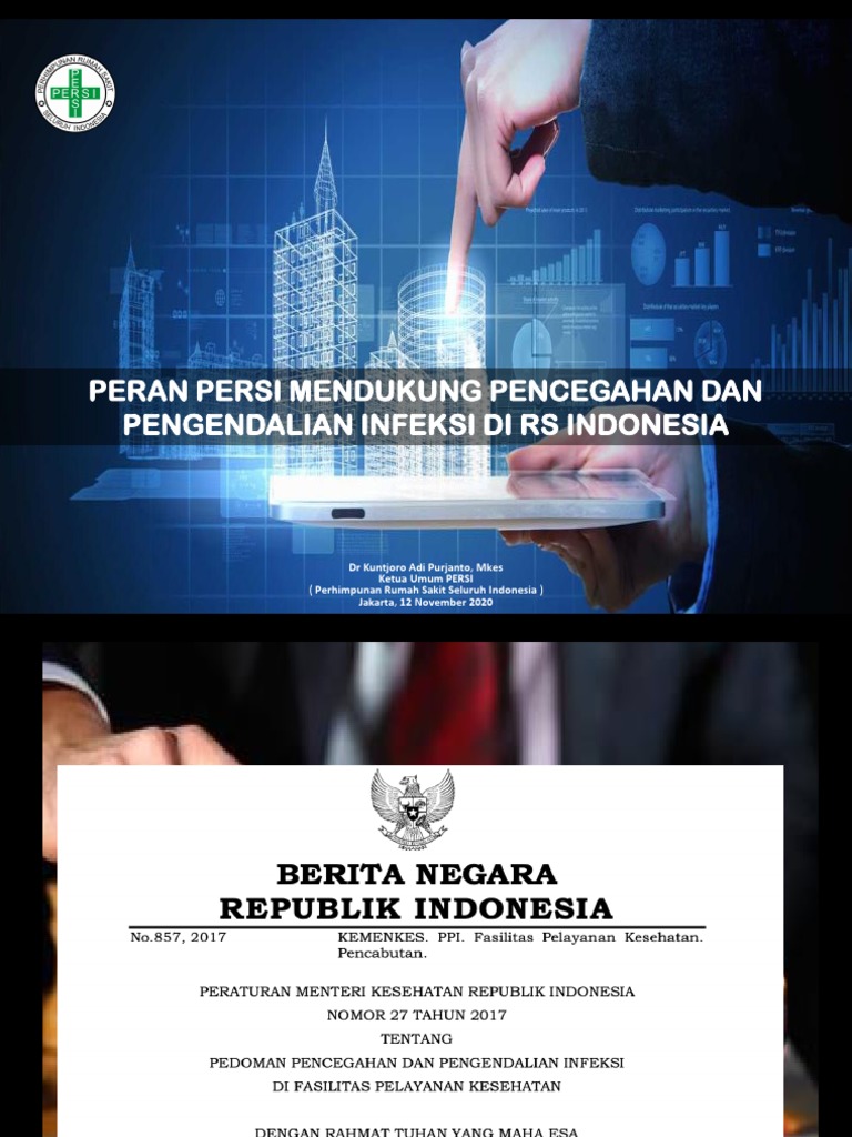 Peran PERSI Dalam Mendukung PPI Di RS - Dr. Kuntjoro | PDF