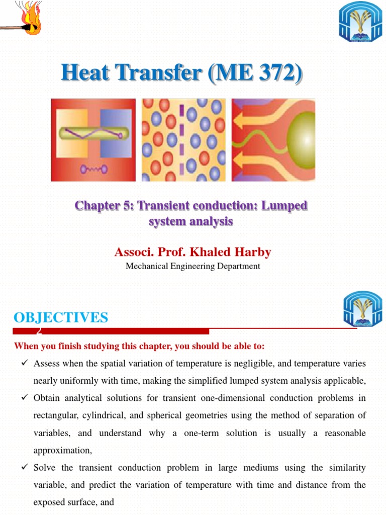 ME 372 (Chapter-5) - Transient Conduction Lumped System Analysis | PDF ...