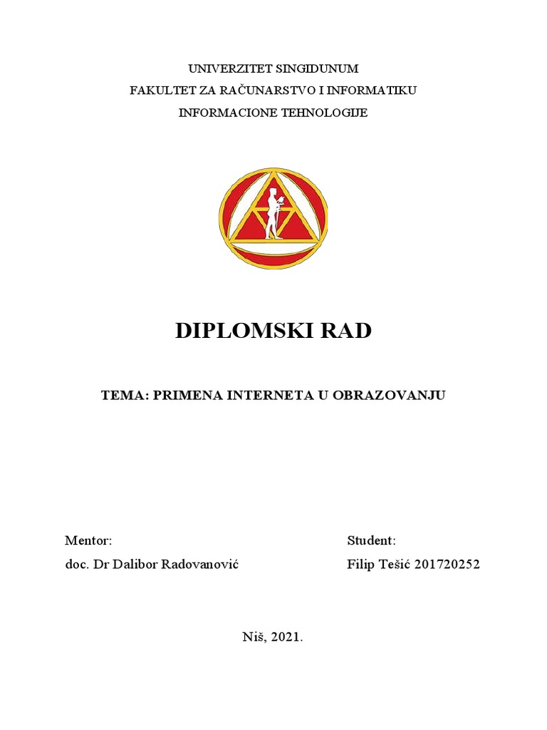 Primena Interneta U Obrazovanju | PDF