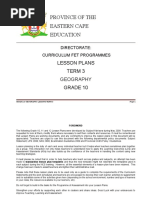 Lesson Plan Template: Tp701: Senior Phase and Fet Phase | PDF