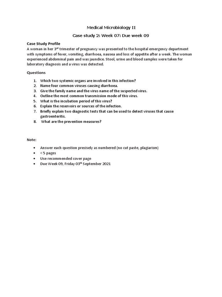 Case Study Profile: Questions | PDF