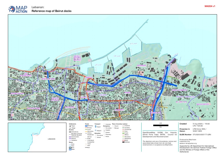 Ma004 Beirut Docks Overview-300dpi | PDF | Geography | Navigation