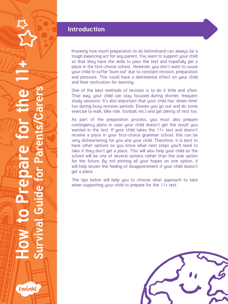 Survival Guide For Parents and Carers | PDF | Reading Comprehension ...