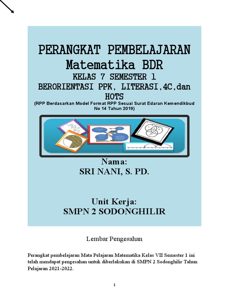 Bu Sri Nani RPP Kls 7 Untuk Cetak | PDF