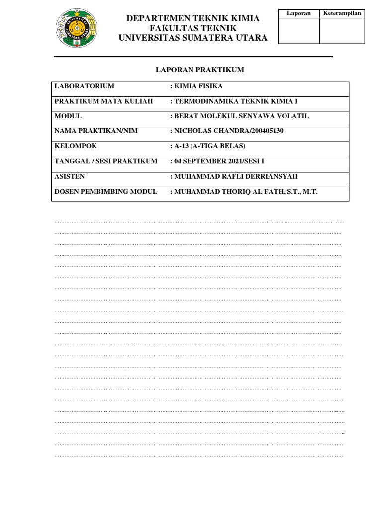 Lembar Laporan BMV Print | PDF