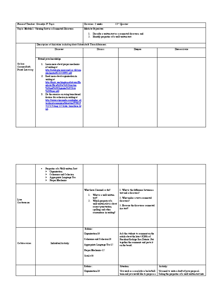 RW Module 1 | PDF | Learning | Education Theory