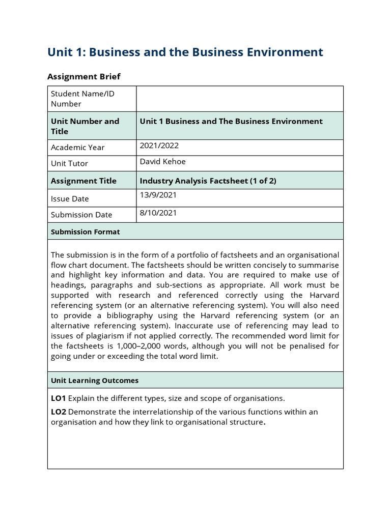 BBE Assignment 1 | PDF | Strategic Planning | Cognition
