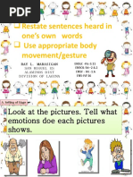 ENGLISH 5 Q2 W3 Identifying Different Meaning of Content Specific Words ...