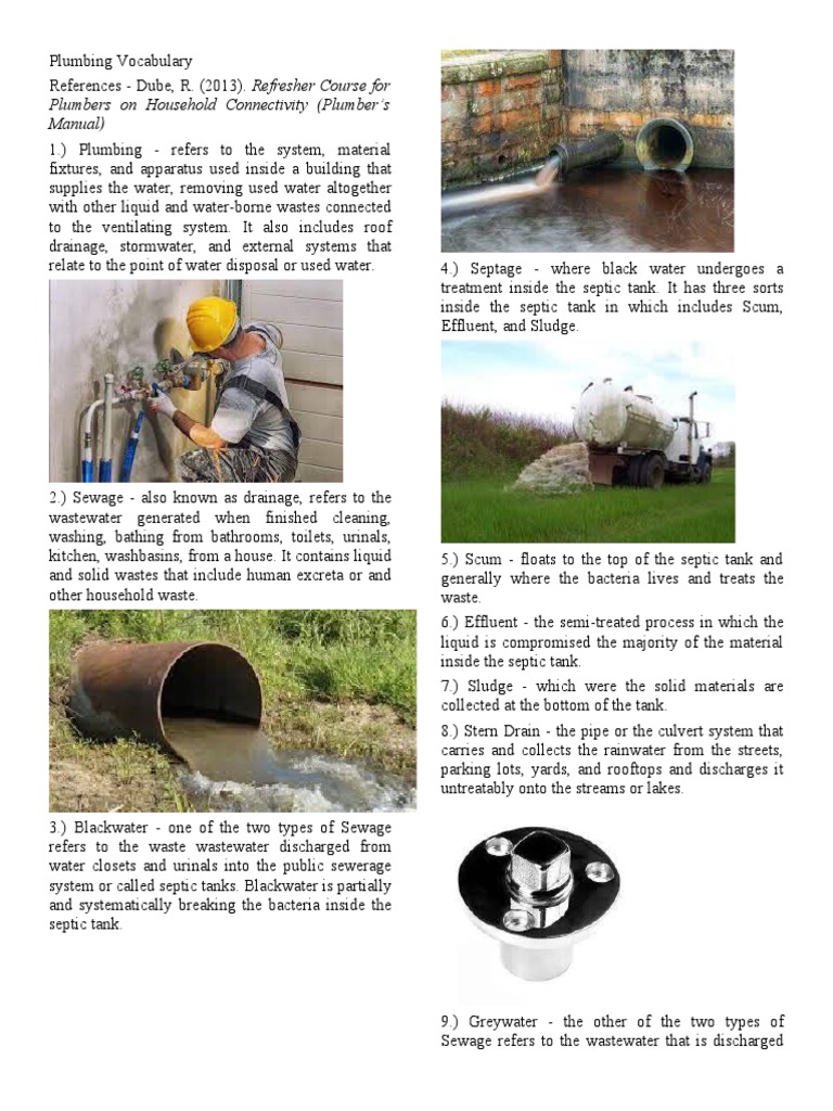 Plumbers On Household Connectivity (Plumber's Manual) | PDF | Sanitary ...