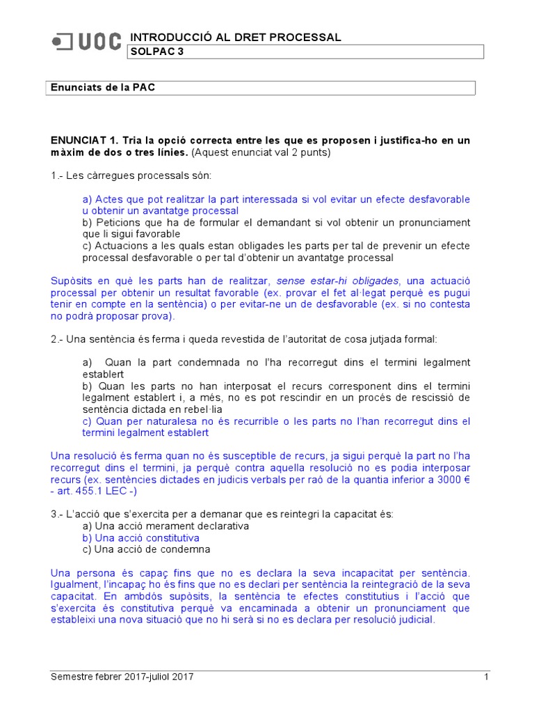 13.527 - SOLPAC 3 Procesal | PDF