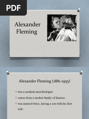 Alexander Fleming Family