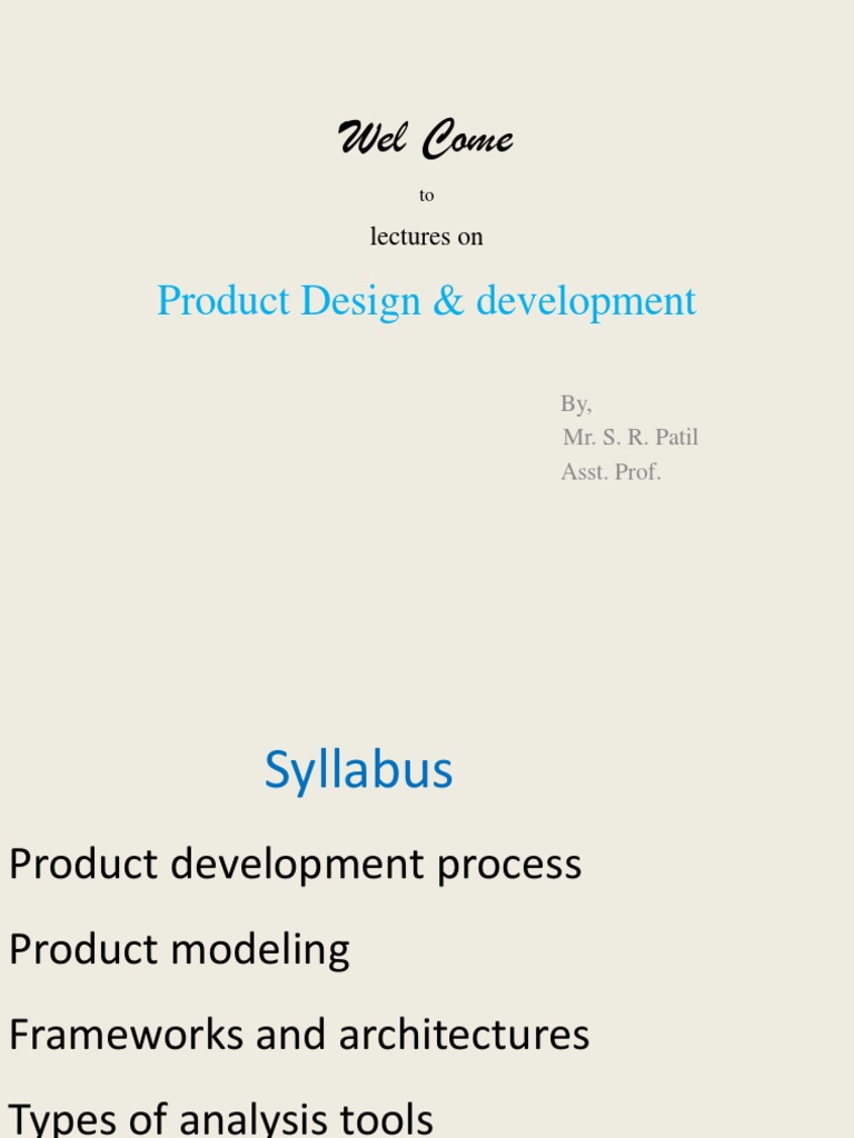 PDD Presentation Unit I | PDF | Product (Business) | Scientific Method