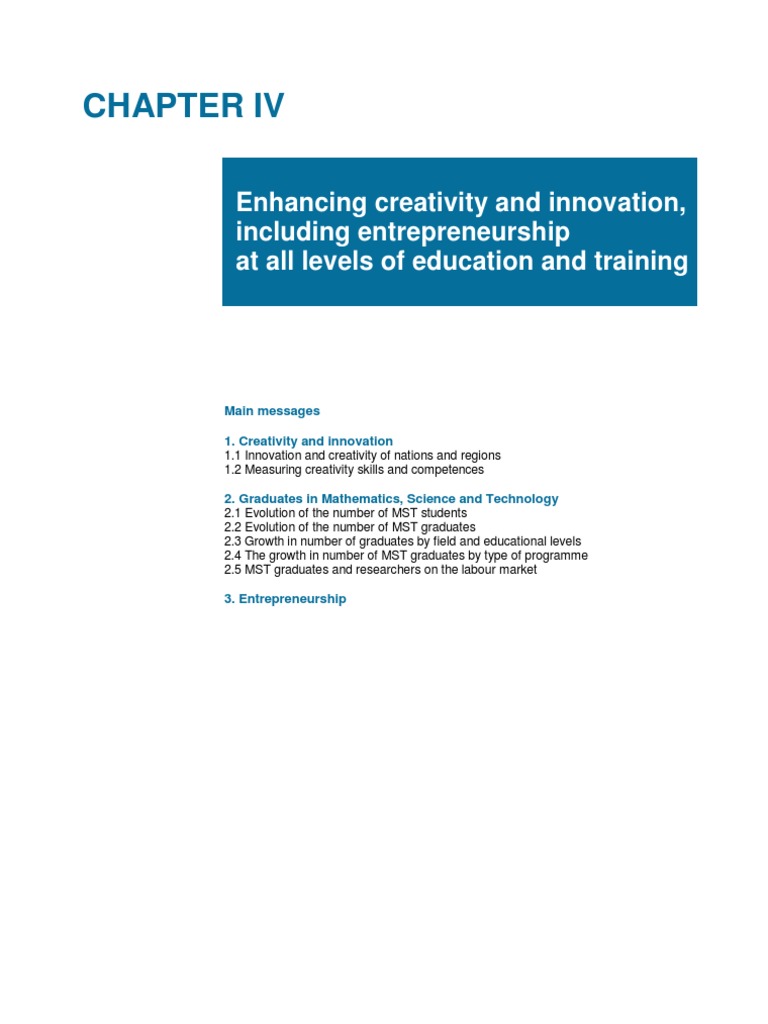 Chapter4 en | PDF | European Union | Innovation