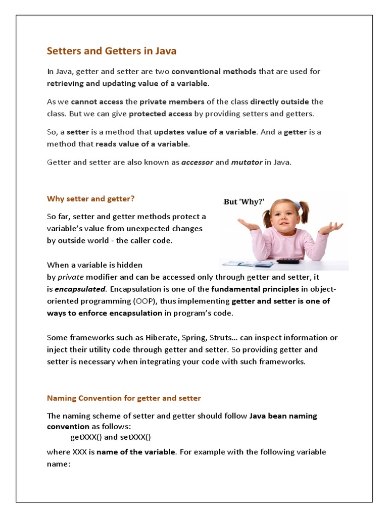 Setters And Getters Day22 Pdf Programming Constructor Object Oriented Programming 2087