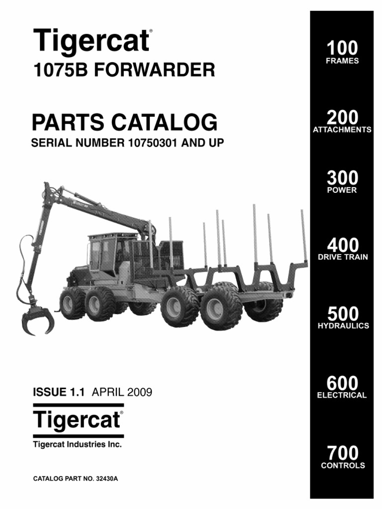 Catalogo FW - 1075b-Tigercat | PDF | Pump | Crane (Machine)