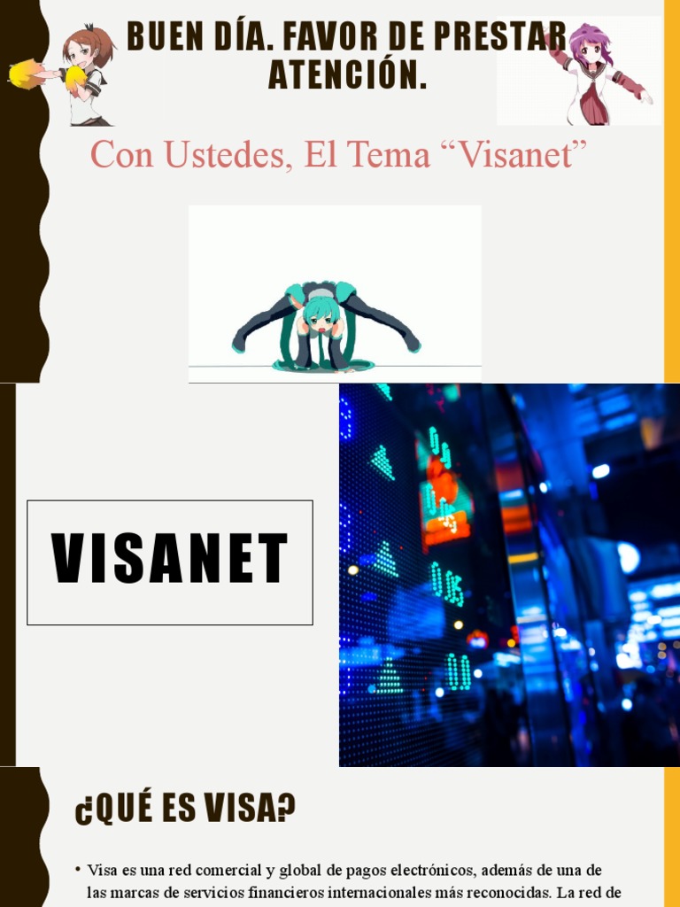 Presentación Visanet | PDF | Visa Inc. | Tarjeta de débito
