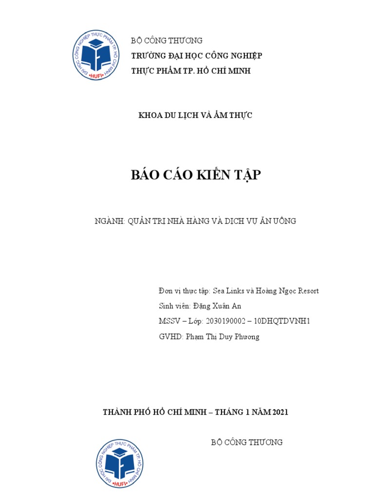Bao Cao Thuc Tap | PDF