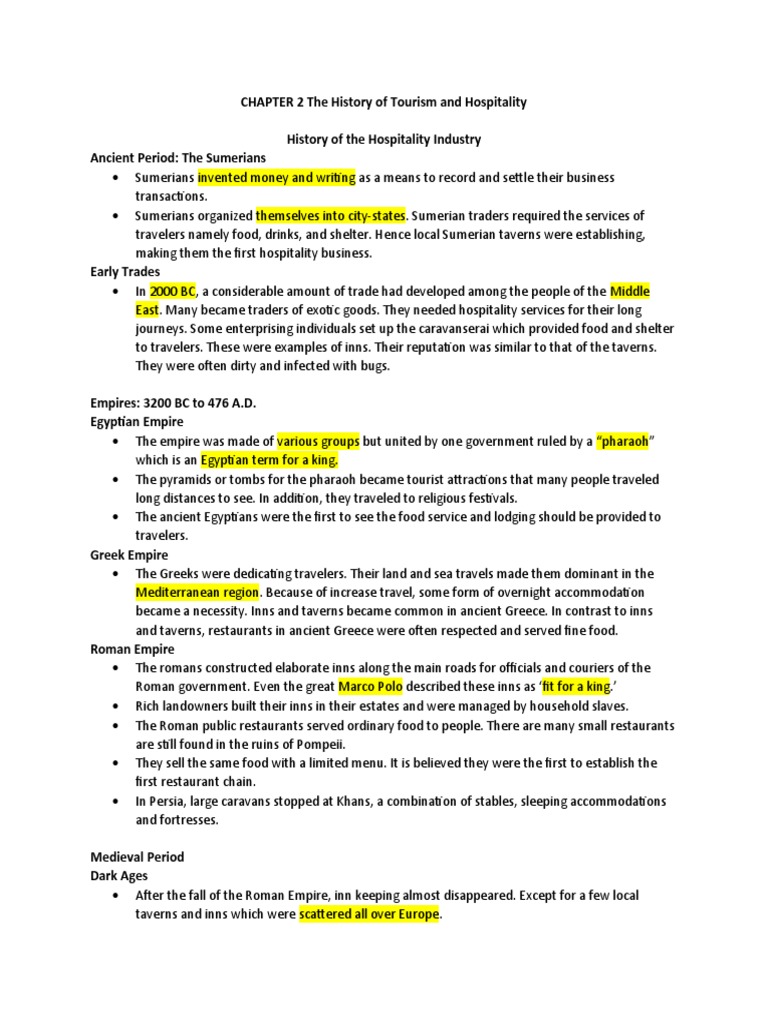 The Evolution of Hospitality: From Ancient Sumerian Taverns to Modern ...