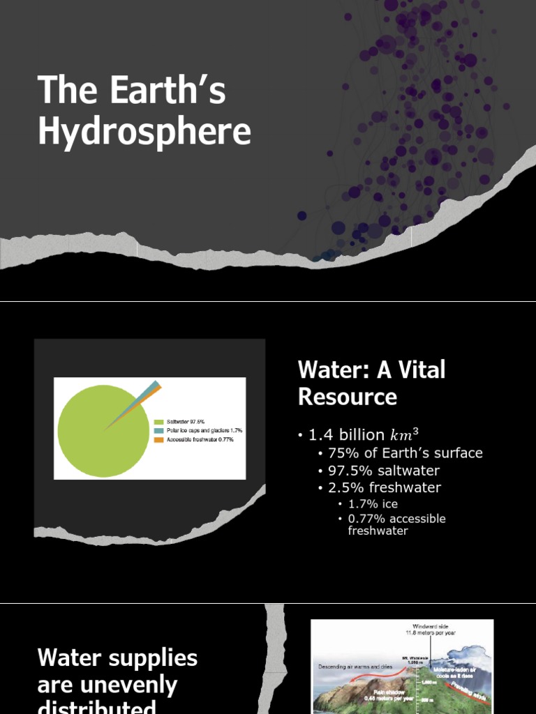 L4 - The Earth's Hydrosphere | PDF