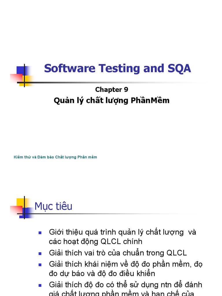 Slides of Test and SQA | PDF