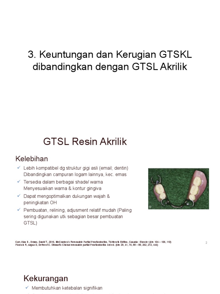 Kelebihan Dan Kekurangan GTSKL Dibandingkan GTSL Akrilik | PDF