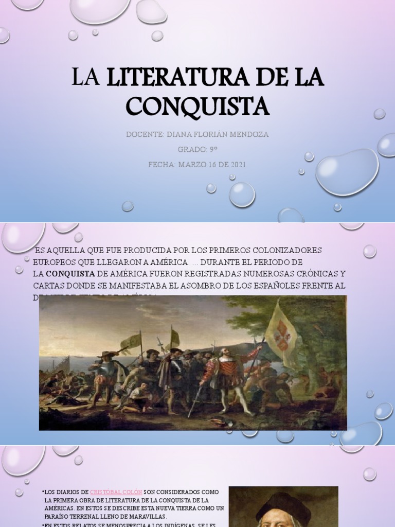 Literatura de La Conquista | Descargar gratis PDF | Colonización ...