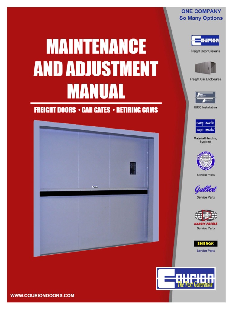 COURION Maintenance and Adjustment Manual - Manualzz | PDF