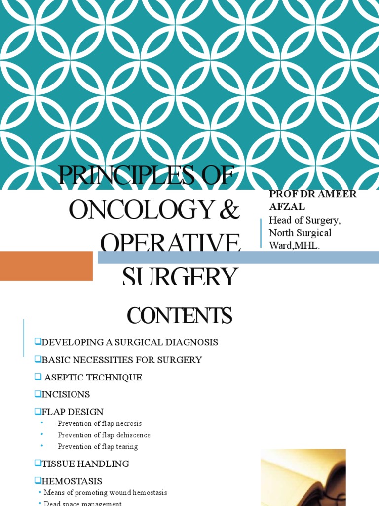Principles of Oncology Surgery | PDF | Biopsy | Cancer