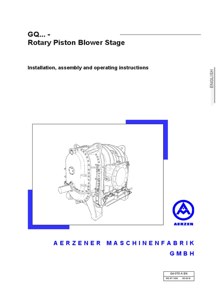 Manual Blower Aerzen | PDF