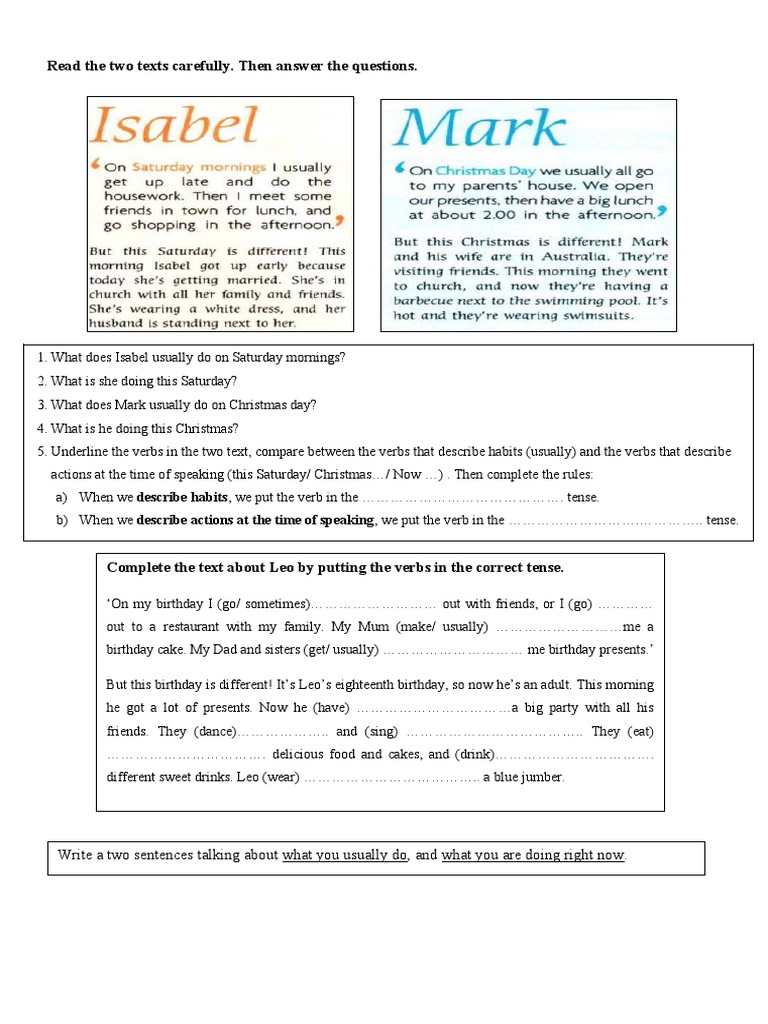 Read The Two Texts Carefully. Then Answer The Questions | PDF